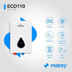 Marey ECO110 220V Self-Modulating 11 kW, Small, White