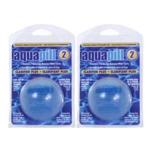 seaklear aquapill 24002 clarifier plus for swimming pools, 2-pack