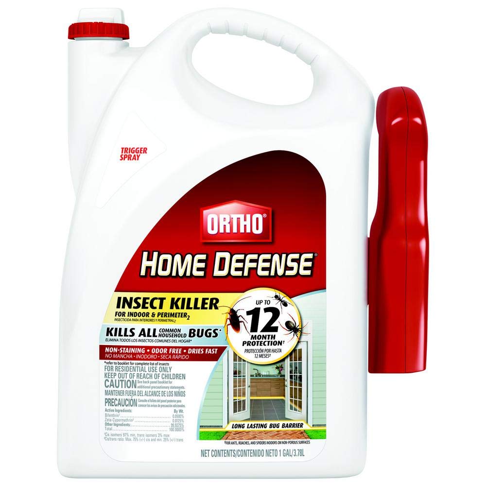 Ortho 0196710 Home Defense MAX Insect Killer Spray for Indoor and Home Perimeter, 1-Gallon (Ant, Roach, Spider, Stinkbug, Centipede Killer)