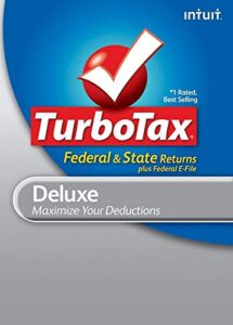 turbotax deluxe federal + e-file + state 2010 [pc/mac] [old version]