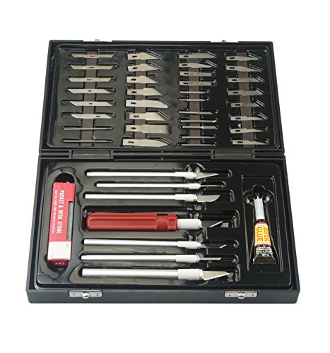 SE 51-Piece Deluxe Hobby Knife Set - 81351HB