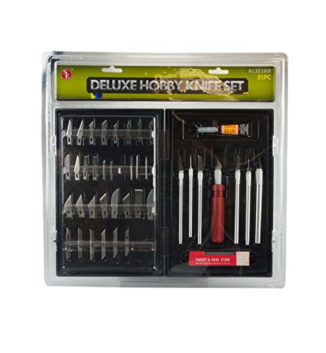 SE 51-Piece Deluxe Hobby Knife Set - 81351HB