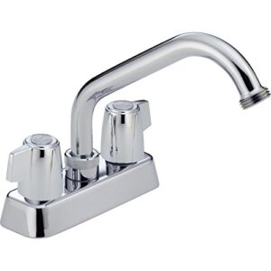 delta faucet 2131lf classic two handle laundry faucet, chrome