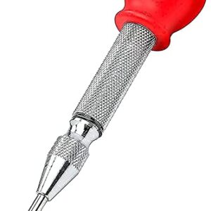 NEIKO 02638A 5-Inch Automatic Center Punch for Metal, Adjustable Impact Spring Loaded Center Punch Tool, Spring Punch, Center Punch Spring Loaded, Auto Center Punch