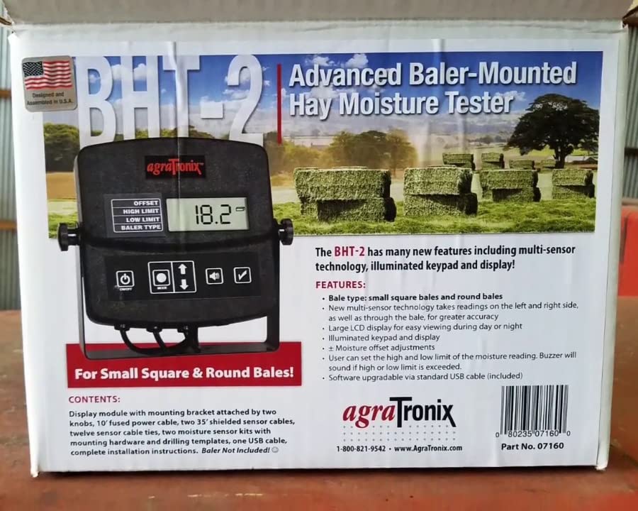 Agratronix BHT-2 Advanced Baler-Mounted Hay Moisture Tester