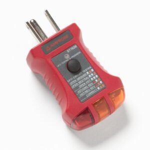 Amprobe ST-102B Socket Tester with GFCI, Red