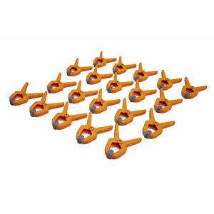 bora 1-inch mini spring clamp, 20-pack, 540520. give yourself an extra hand with these tough polymer mini spring clamps