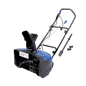 snow joe sj623e 18-inch 15-amp electric walk-behind single stage snow blower w/ headlight, 18-inch