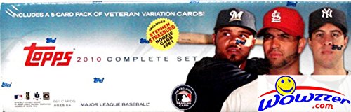 2010 Topps MLB Baseball Massive Complete 666 Card Factory Sealed Factory Set with #661 Stephen Strasburg Rookie Card and Exclusive 5 Card Bonus Set