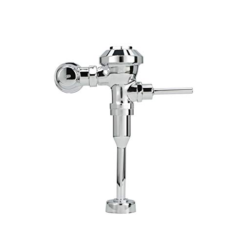 Zurn Z6003-EWS-YB-YC Aquaflush Exposed Manual Diaphragm Flush Valve with 0.5 GPF, Sweat Solder Kit, and Cast Wall Flange in Chrome