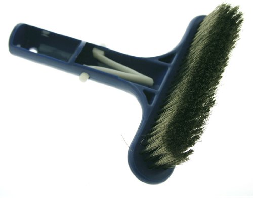 Pentair R500012 410 Molded Back Stainless Steel Algae Brush for Plaster, Concrete and Gunite Pools, 6-Inch