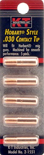 K-T Industries 2-1551 .030 Contact Tip Hobart, 5 Pack