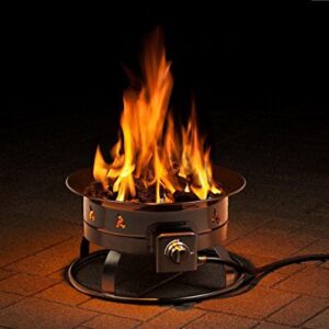 Heininger 5995 58,000 BTU Portable Propane Smokeless Outdoor Gas Fire Pit Black