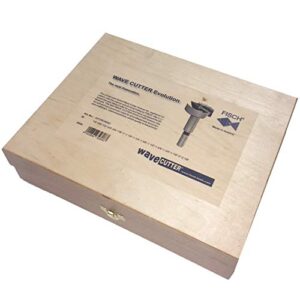 Fisch FSA-196037 16pce Wave Cutter Forstner Bit Set In Custom Wooden Box, Includes bits from 1/4-Inch up to 2-1/8-Inch