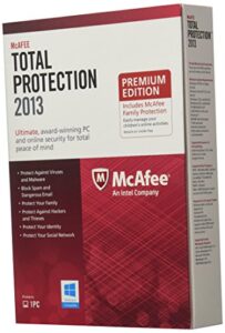 mcafee total pro family pro bundle 2013