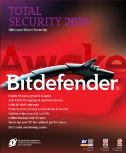 bitdefender total security 2013 value edition m2 - 3pcs/2years