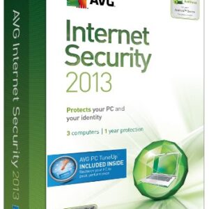 AVG Internet Security + PC Tune Up 2013 - 3 Users 1 Year