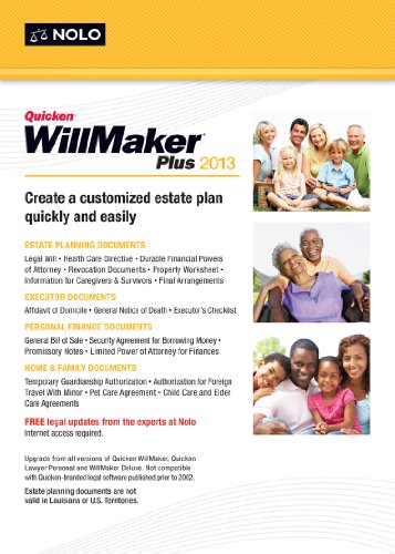 Quicken WillMaker Plus 2013 [Old Version]