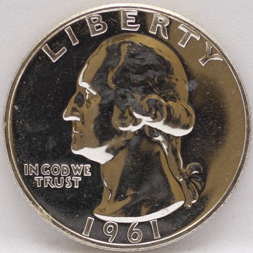 1961 Proof Silver Washington Quarter