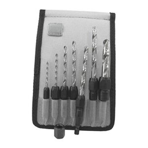 snappy tools 7 piece drill bit adapter set in belt clip pouch #47001