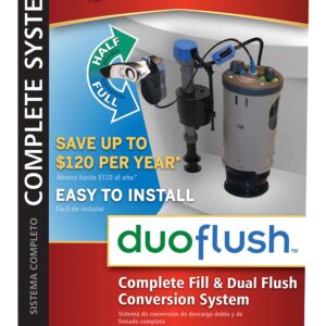 Fluidmaster 550DFRK-3 DuoFlush Complete Fill and Dual Flush Conversion System