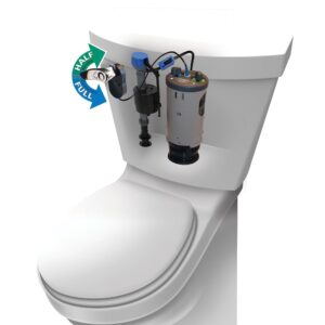 Fluidmaster 550DFRK-3 DuoFlush Complete Fill and Dual Flush Conversion System