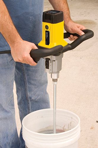 QEP 21665Q 120-Volt 2 Speed Power Mixer with Mixing Paddle for Thinset Grout and Mortar