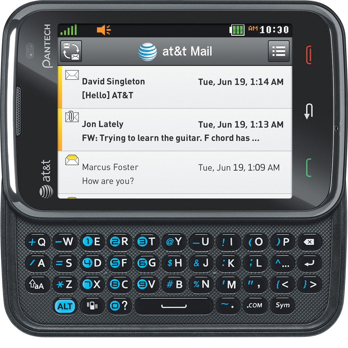 Pantech Renue, Black (AT&T)