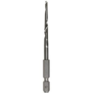 kakuri taper drill bit for wooden nails 3/16 inch (4.7mm), 1/4 inch hex shank, titanium coated