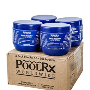 PoolRx Booster Minerals for Pool, 7500 to 20000 gallons,4 Pack