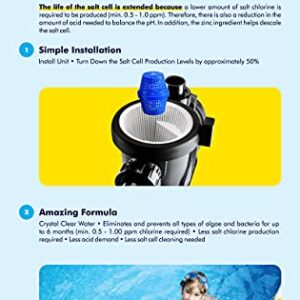 PoolRx Booster Minerals for Pool, 7500 to 20000 gallons,4 Pack