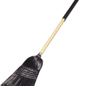 SPARTA Flo-Pac Janitor Broom Warehouse Broom for Cleaning, 57 Inches, Black, (Pack of 12)