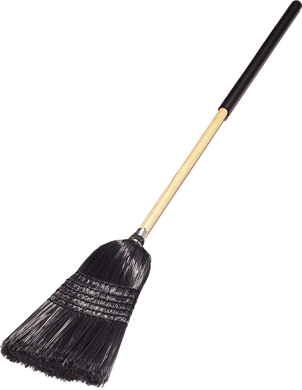 SPARTA Flo-Pac Janitor Broom Warehouse Broom for Cleaning, 57 Inches, Black, (Pack of 12)