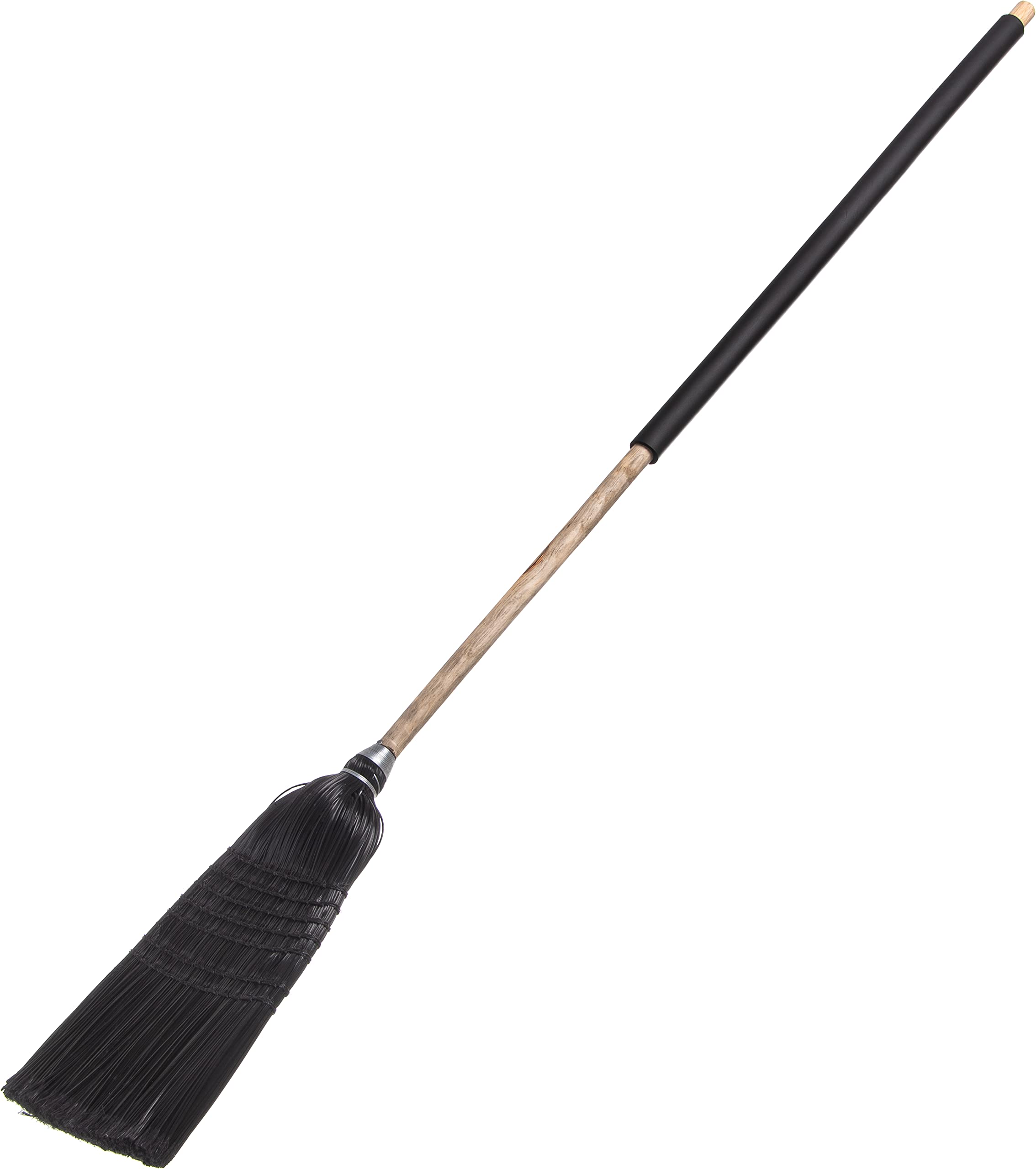 SPARTA Flo-Pac Janitor Broom Warehouse Broom for Cleaning, 57 Inches, Black, (Pack of 12)