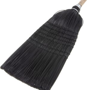 SPARTA Flo-Pac Janitor Broom Warehouse Broom for Cleaning, 57 Inches, Black, (Pack of 12)