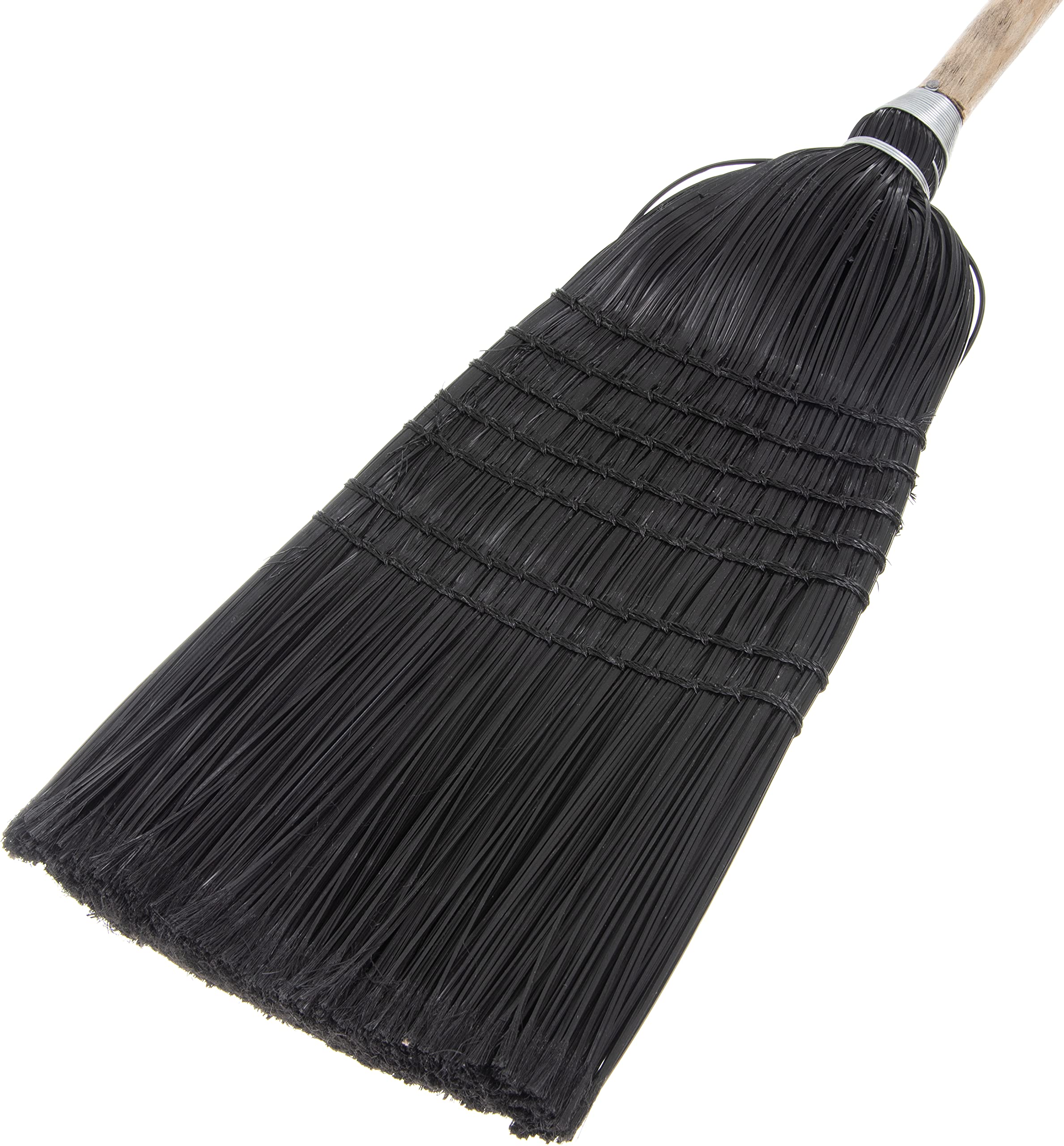 SPARTA Flo-Pac Janitor Broom Warehouse Broom for Cleaning, 57 Inches, Black, (Pack of 12)