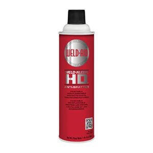 weld-aid weld-kleen heavy duty anti-spatter liquid, 20 wt oz, paintable, non-flammable, quick drying aerosol spray