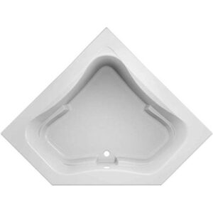 jacuzzi j5d6060bcxxxxw jacuzzi j5d6060 bcx xxx signature 60" corner soaking bathtub with center drain