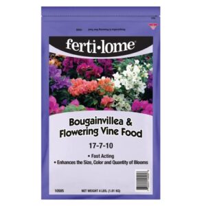 fertilome (10505) bougainvillea & flowering vine food 17-7-10 (4 lbs.)