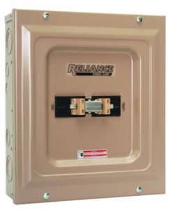 reliance controls tca0606d panel/link transfer panel (60a/60a)