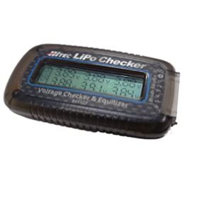 Hitec RCD 44173 LiPo Battery Checker with Built In Balancer