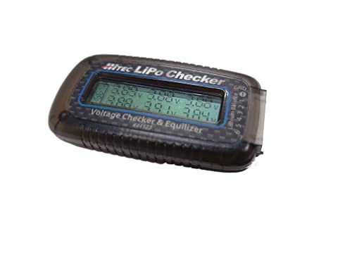 Hitec RCD 44173 LiPo Battery Checker with Built In Balancer