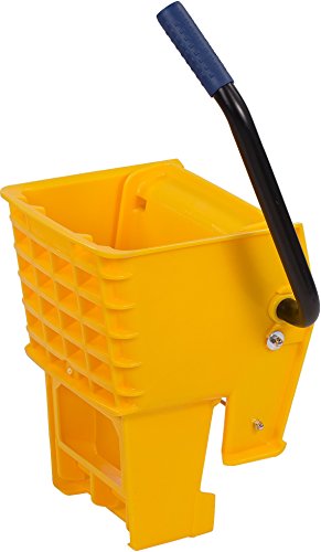 Carlisle FoodService Products 36908W04 Side Press Wringer, 15" Length x 11" Width x 9.88" Height, Yellow, For 26 qt and 35 qt Mop Bucket