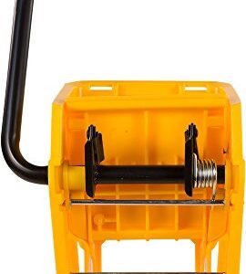 Carlisle FoodService Products 36908W04 Side Press Wringer, 15" Length x 11" Width x 9.88" Height, Yellow, For 26 qt and 35 qt Mop Bucket