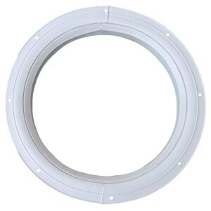 round shed window, white small 10" round window, playhouse round window