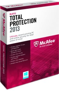 mcafeetotal protection 3pcs 2013