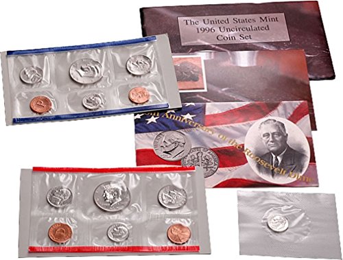 1996 - U.S. Mint Set - 11 coin set.With Special West Point Dime Uncirculated