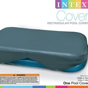 Intex B008VQWPDK Rectangular Pool Cover for Swim Centers 58412EP, 1 Pack, Multi