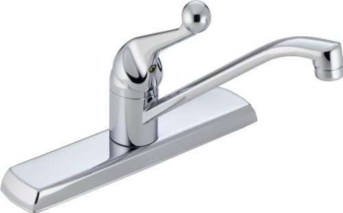 Delta Faucet 120LF Classic, Single Handle Kitchen Faucet, Chrome,8.00 x 10.50 x 8.00 inches