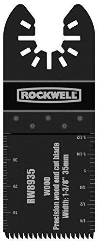 Rockwell RW8981K Sonicrafter Oscillating Multitool End Cut Blades with Universal Fit System, 6-Pack